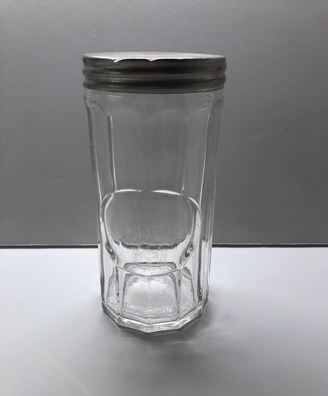 Hoosier Colonial Saves Steps Cloves Jar Glass Container Made in America ...