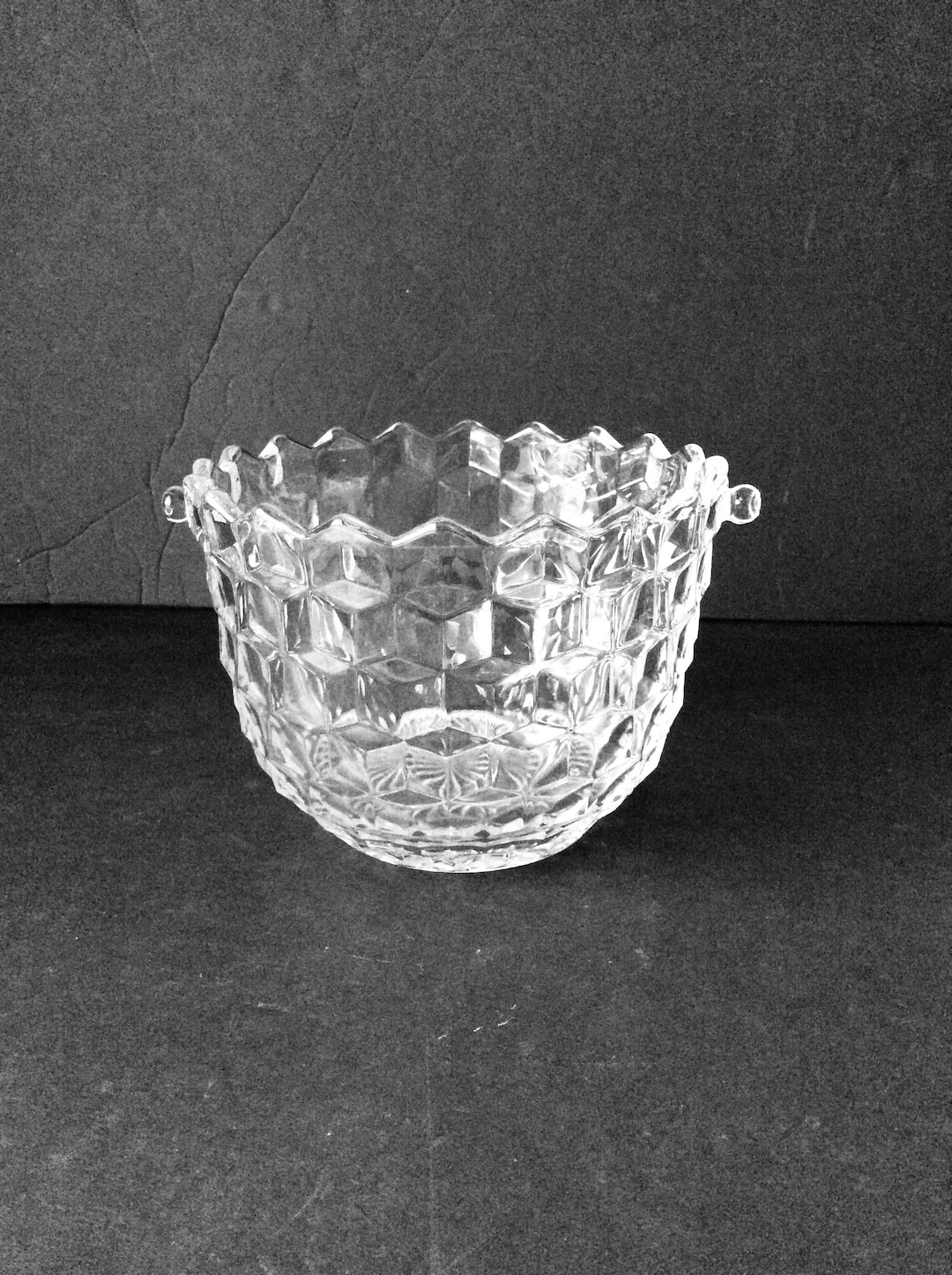 Fostoria American Clear Ice Bucket Replacement Vintagefindsfound ...