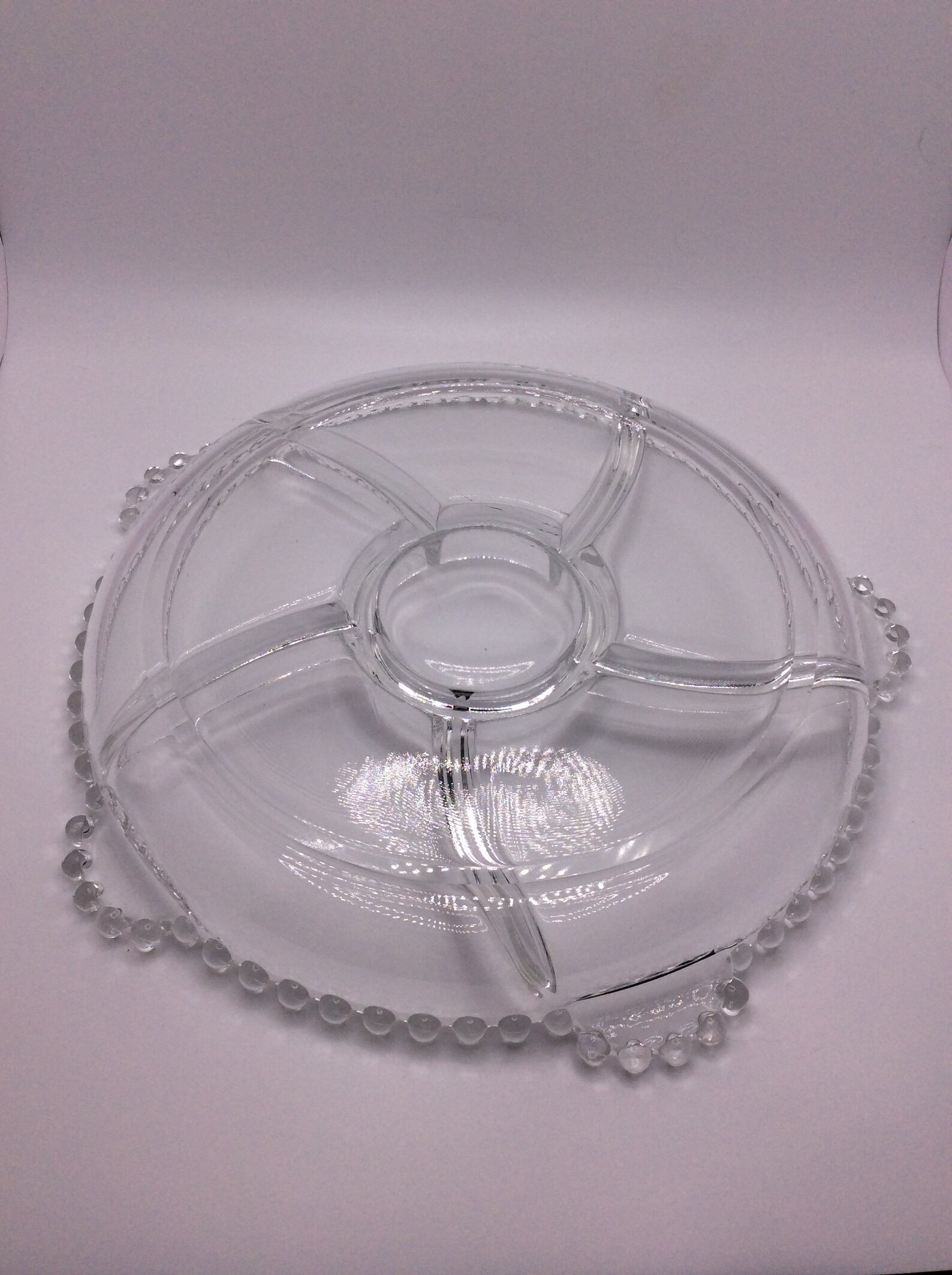 Dalzell-viking Candlewick 6 Park Relish Dish Made in USA Replacement ...