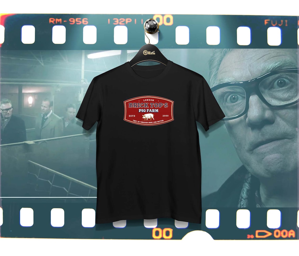 Snatch - Brick Top's Pig Farm Movie T-shirt - Etsy