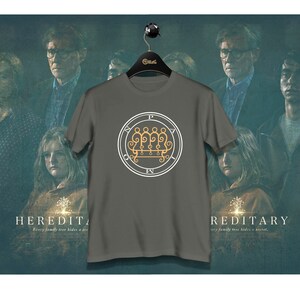Hereditary King Paimon Occult Satanic Symbol Cult Horror Movie T-shirt ...