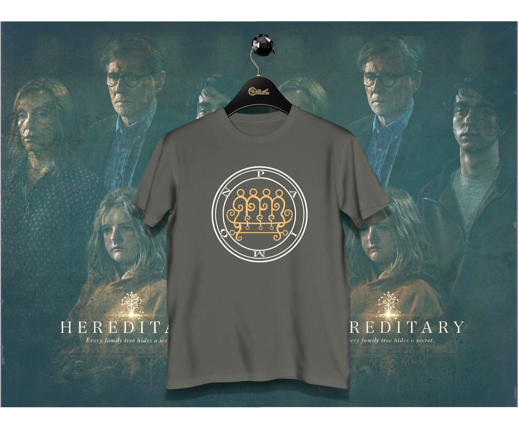 Hereditary King Paimon Occult Satanic Symbol Cult Horror Movie T-shirt ...