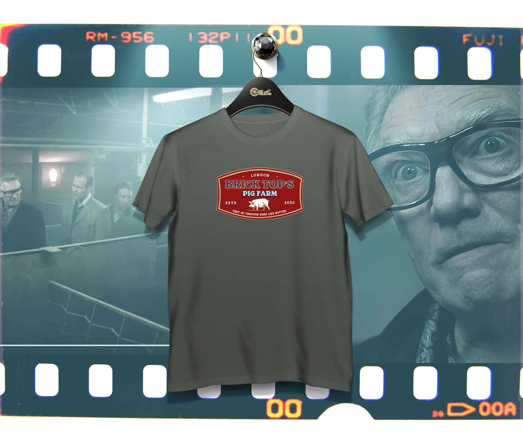 Snatch - Brick Top's Pig Farm Movie T-shirt - Etsy
