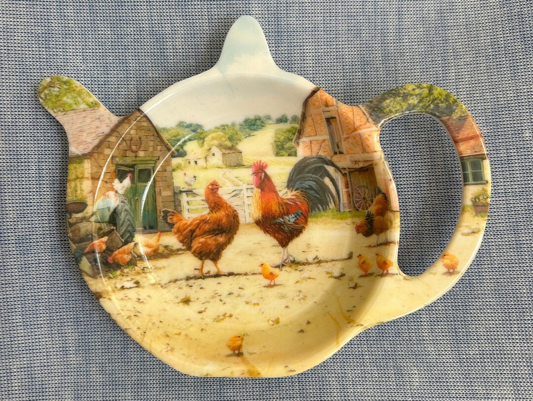 Farmyard Birds Tea Bag Tidy Dining Decor FREE UK Postage - Etsy