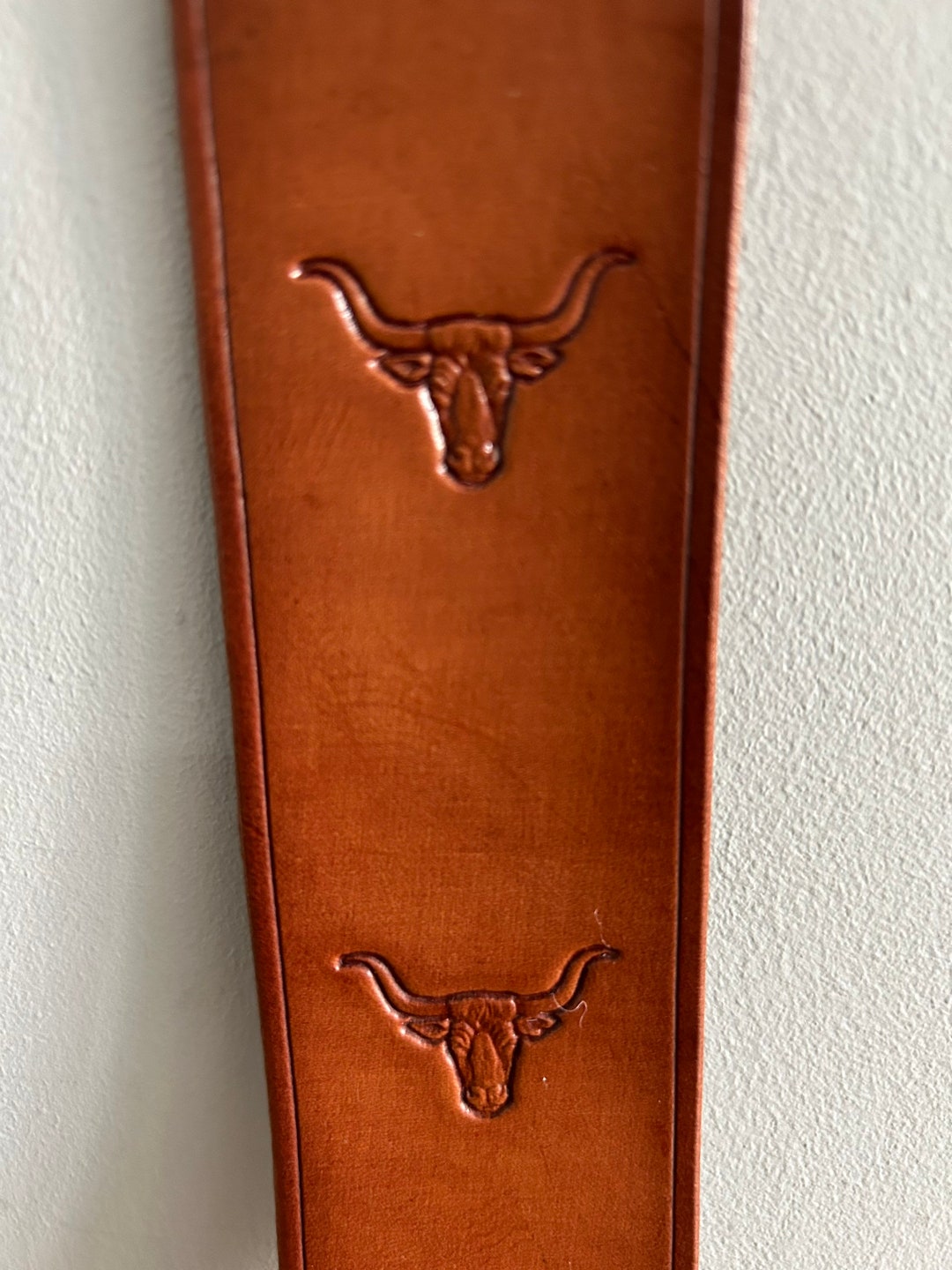 Leather Bookmark Longhorn Stag Head Handmade Free UK Postage - Etsy