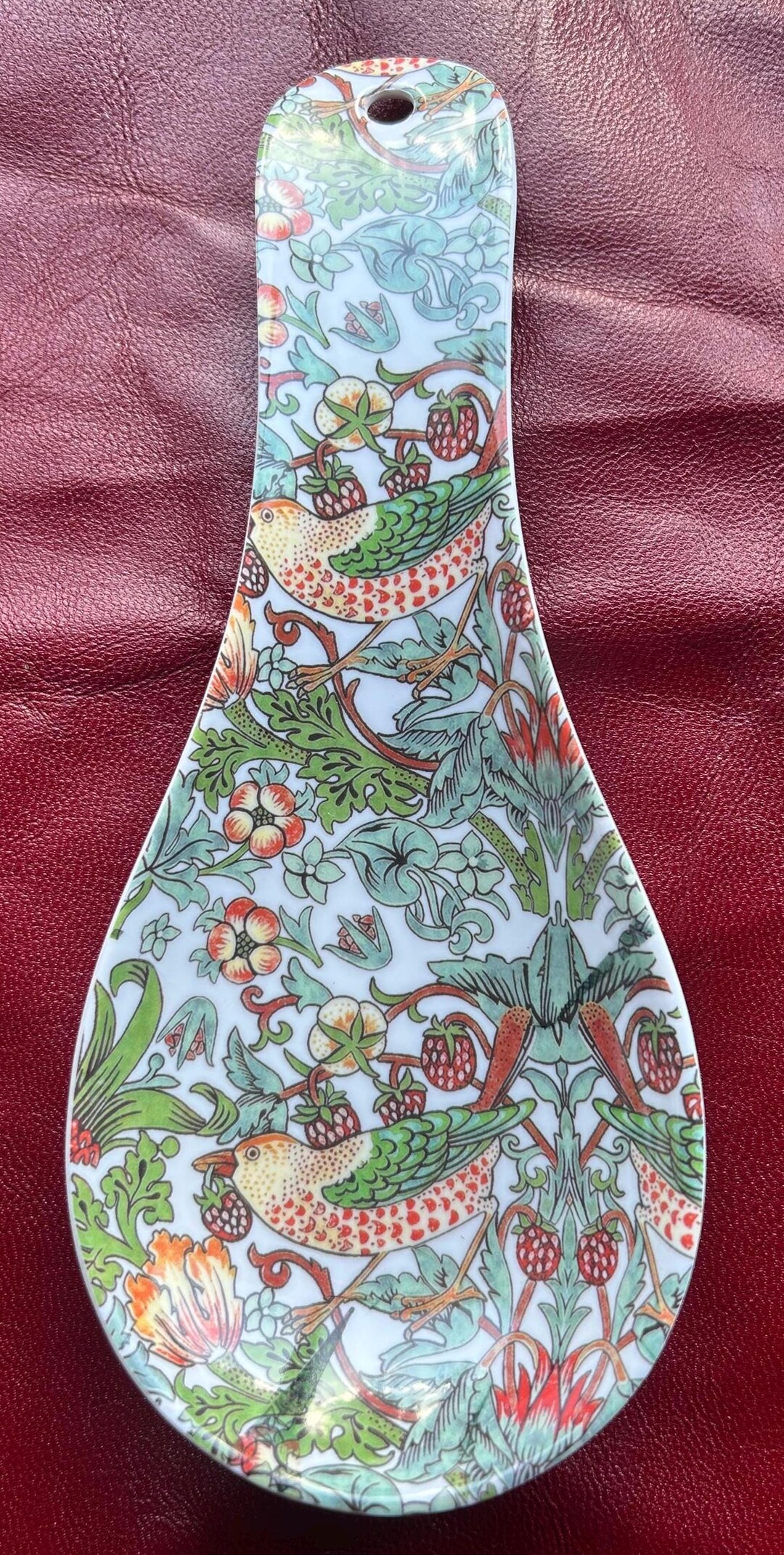 Strawberry Thief White Floral Kitchen Tidy Spoon Rest Dining Decor - Etsy