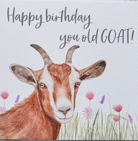 Goat Birthday Meme