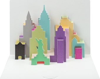 New York Skyline Birthday Card - Etsy UK