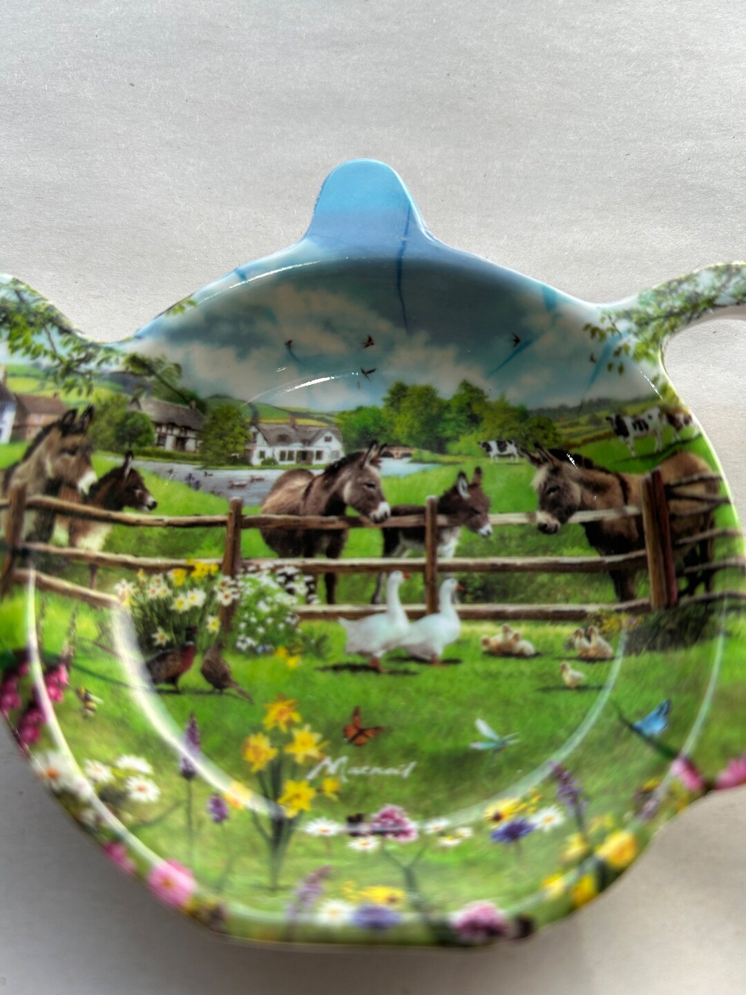 On the Farmyard Tea Bag Tidy Dining Decor FREE UK Postage - Etsy