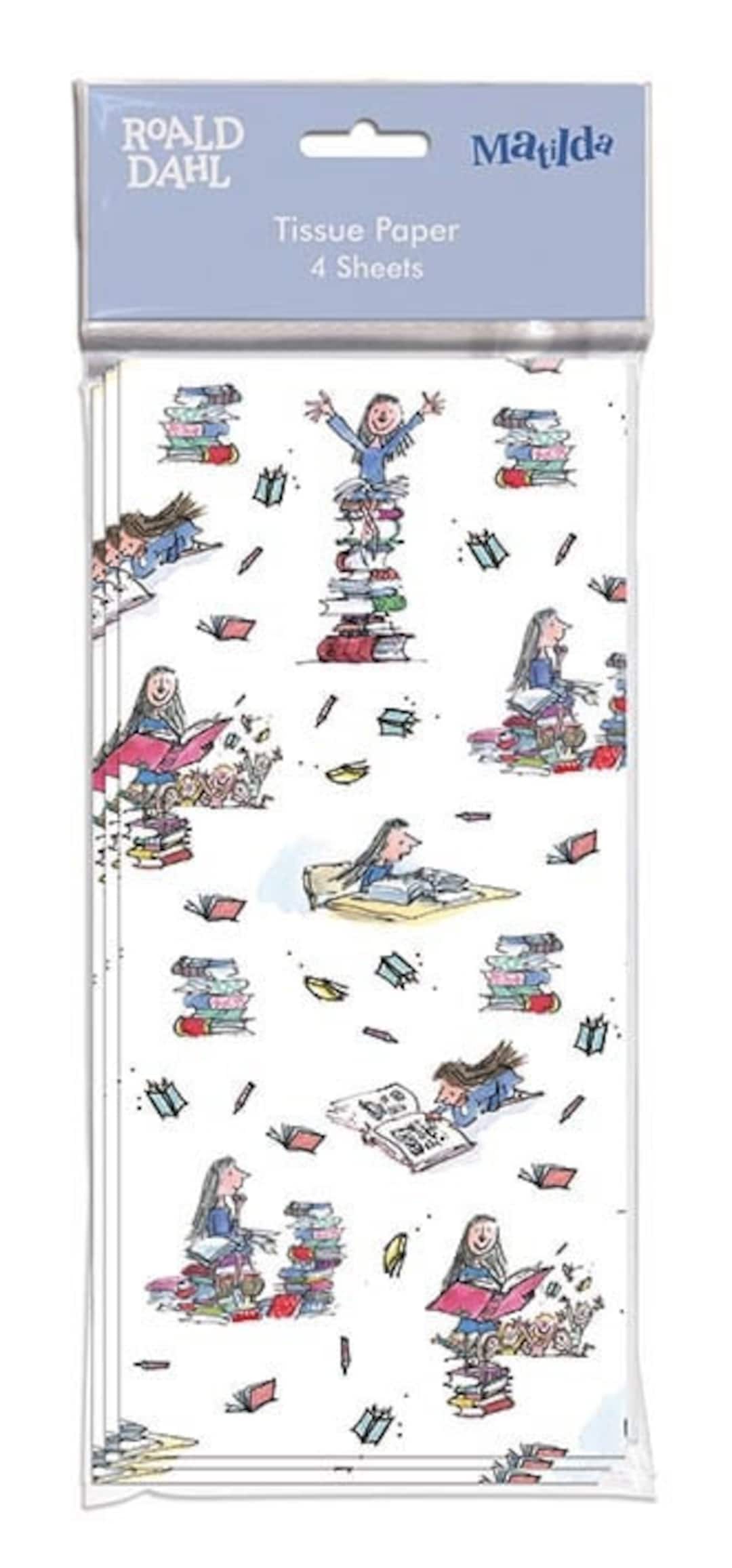 Matilda by Roald Dahl Tissue Paper 4 Sheets Free UK Postage - Etsy