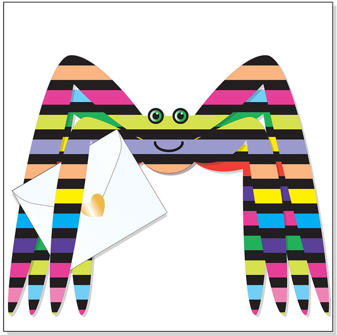 3D Greetings Card Ohno Spider Die Cut Card With Envelope FREE UK ...