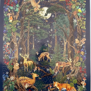 Enchanted Forest Christmas Advent Calendar Large With Envelope FREE UK ...