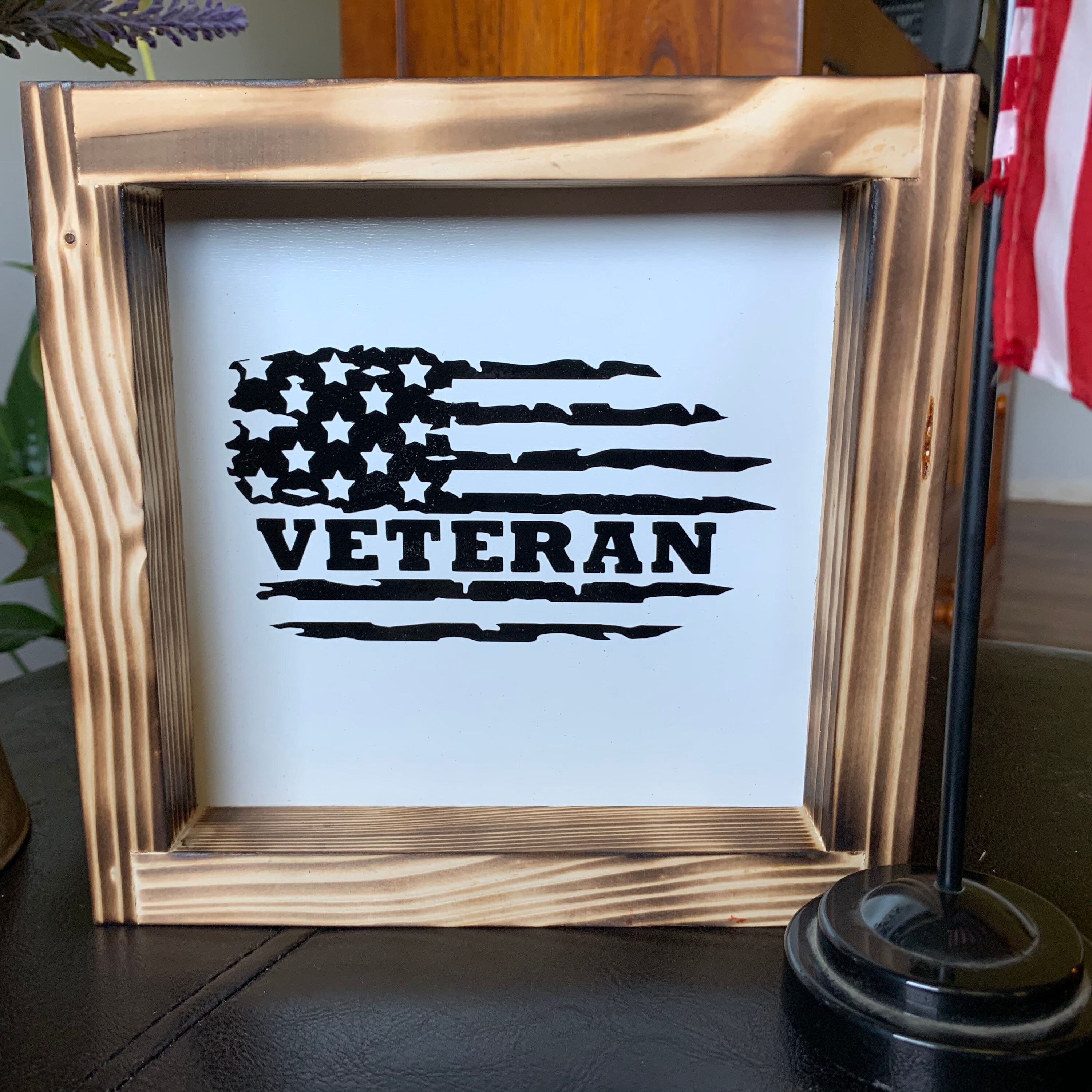 Veteran's Day Sign Patriotic Sign Farmhouse Decor Wall | Etsy