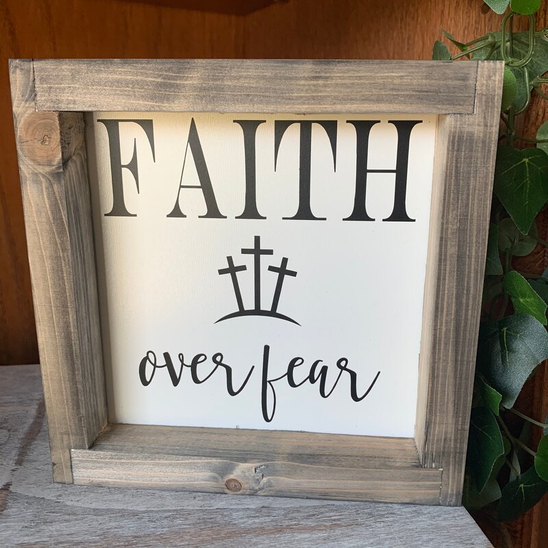 Faith Sign - Etsy