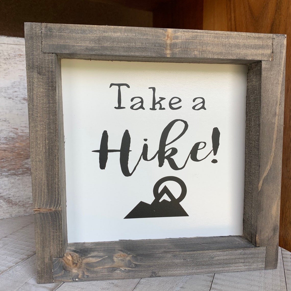 Hiking Sign Take a Hike Sign Vacation Sign Mountain Sign - Etsy