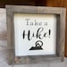 Hiking Sign, Take a Hike Sign, Vacation Sign, Mountain Sign, Trail ...