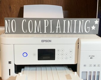No Complaining | Etsy