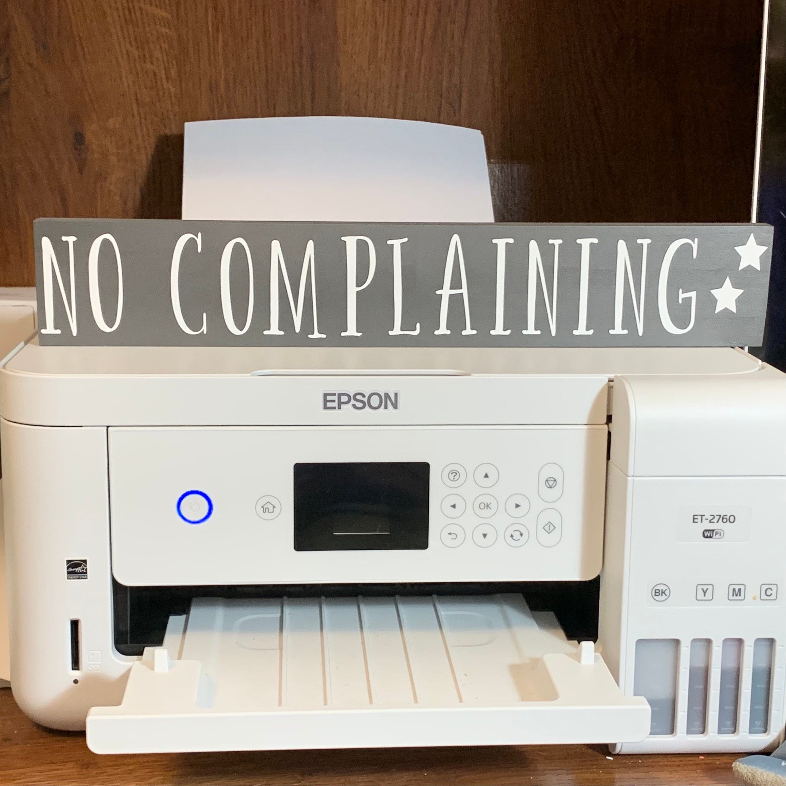No Complaining Wood Sign, Wood Sign, Office Sign, Teacher Sign, Co ...