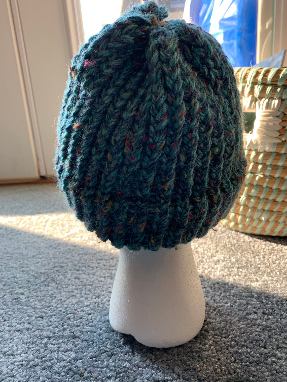 Knit Hats, Beanie, Tweed Knit Hats for Women and Men Sized Small and ...