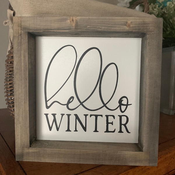 Rustic Winter Decor - Etsy