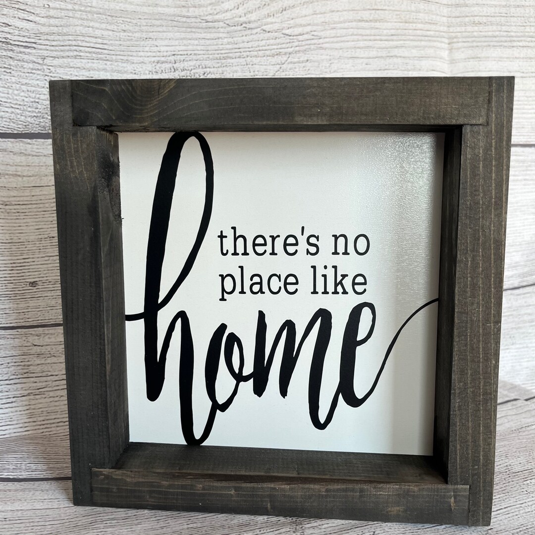 There’s No Place Like Home Sign, Home Decor, Home Wall Hanging ...