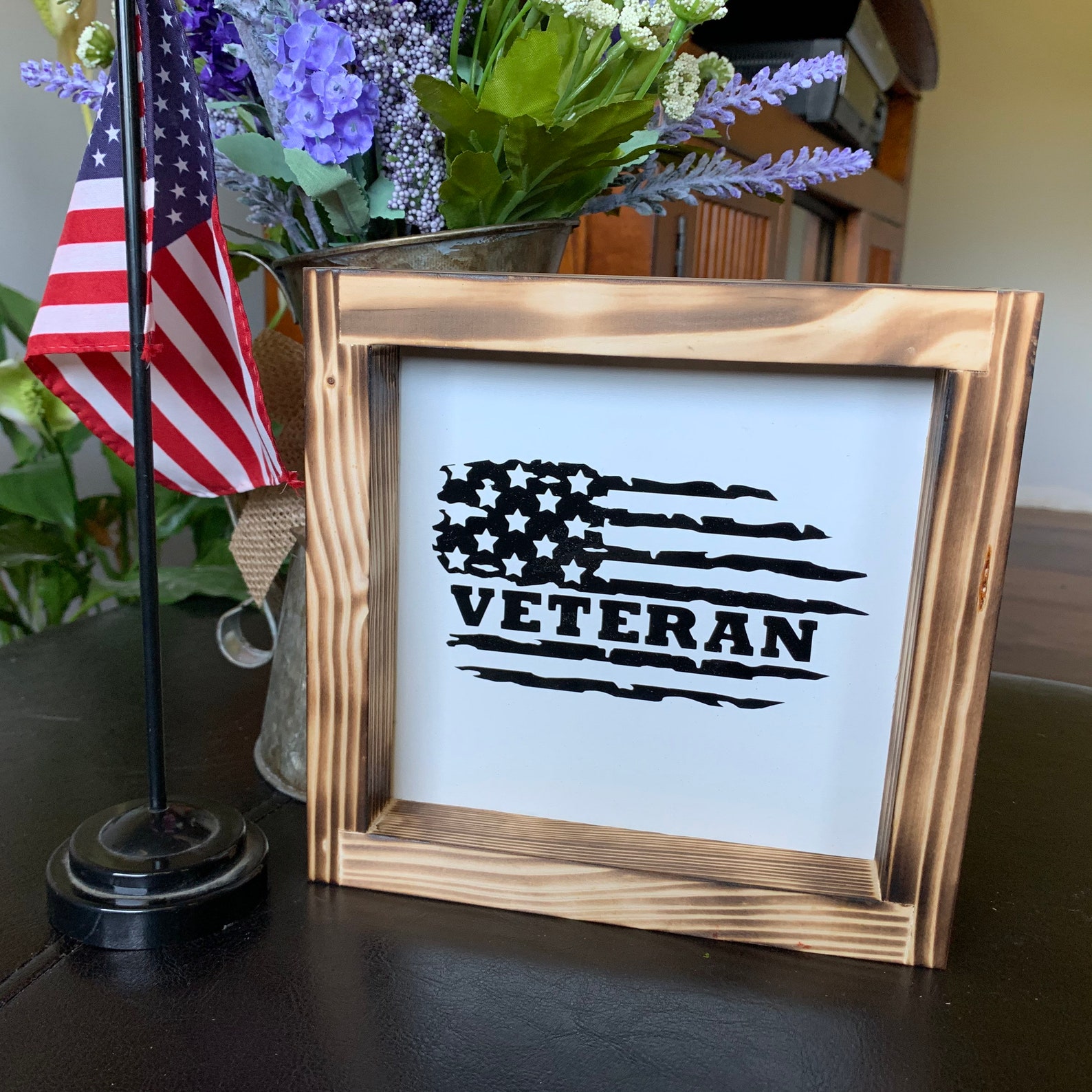 Veteran's Day Sign Patriotic Sign Farmhouse Decor Wall | Etsy