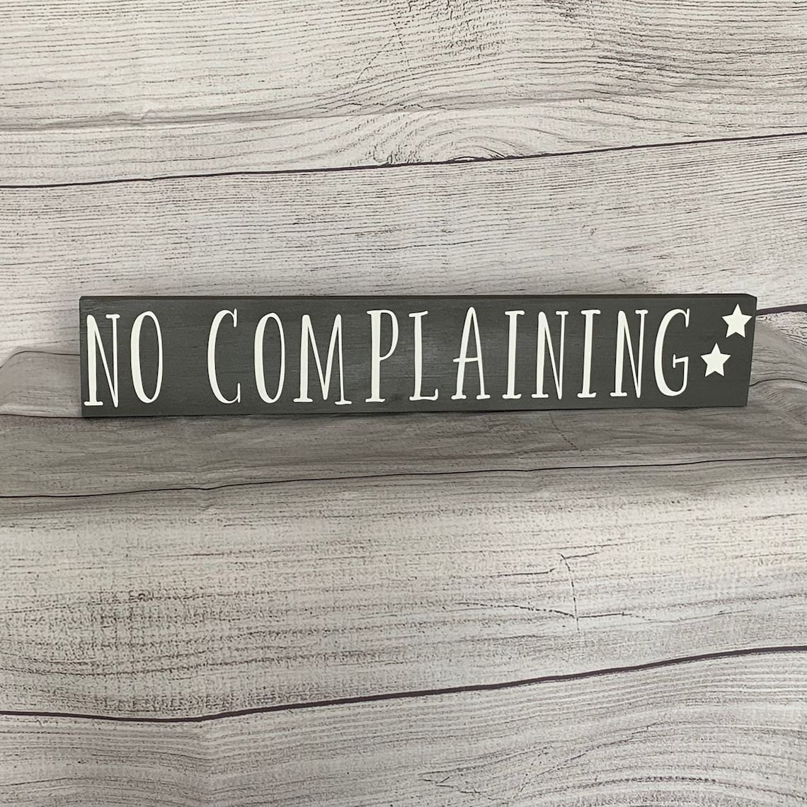 No Complaining Wood Sign Wood Sign Office Sign Teacher | Etsy