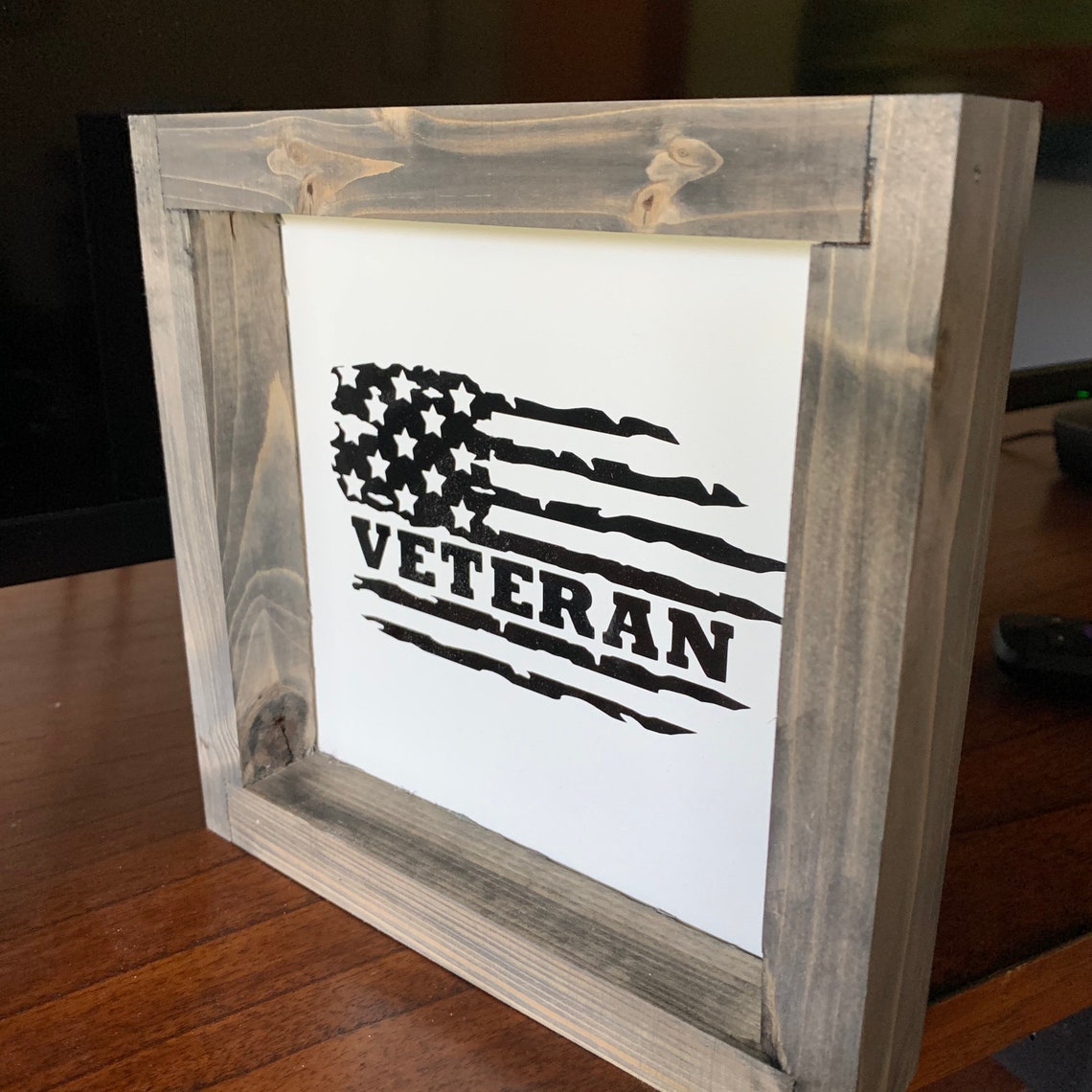 Veteran's Day Sign Patriotic Sign Farmhouse Decor Wall - Etsy