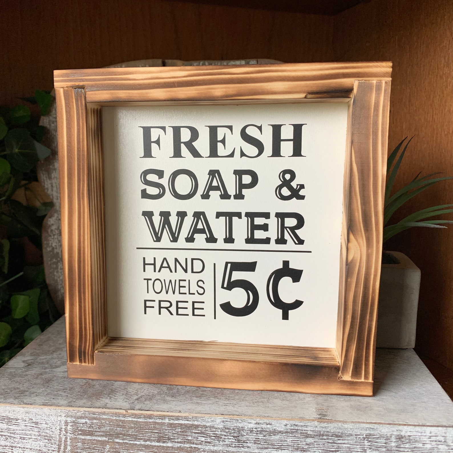 Bathroom Sign Farmhouse Bathroom Decor Bathroom Wall Decor - Etsy