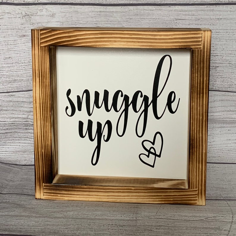 Snuggle up Sign Farmhouse Decor Cozy Sign Wall Hanging - Etsy