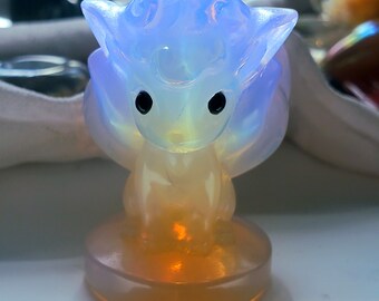9 Tail Crystal Fox - Etsy