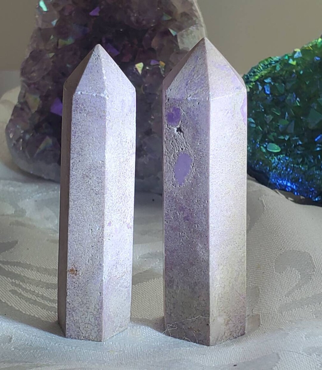 Phosphosiderite Tower, Crystal Tower, Gifts, Gifts for Her, Gemstone, - Etsy