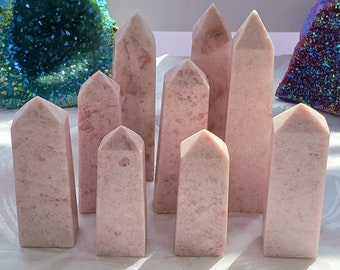 Pink Crystal Tower - Etsy