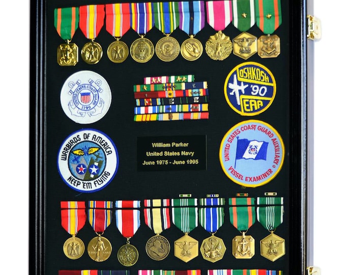 Honors Flag Display Case for 5x9' Memorial / Burial / Funeral Shelf Box ...