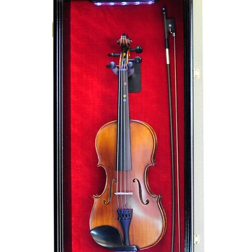 Violin Display Case Cabinet Wall Rack Hanger for Instrument | Etsy