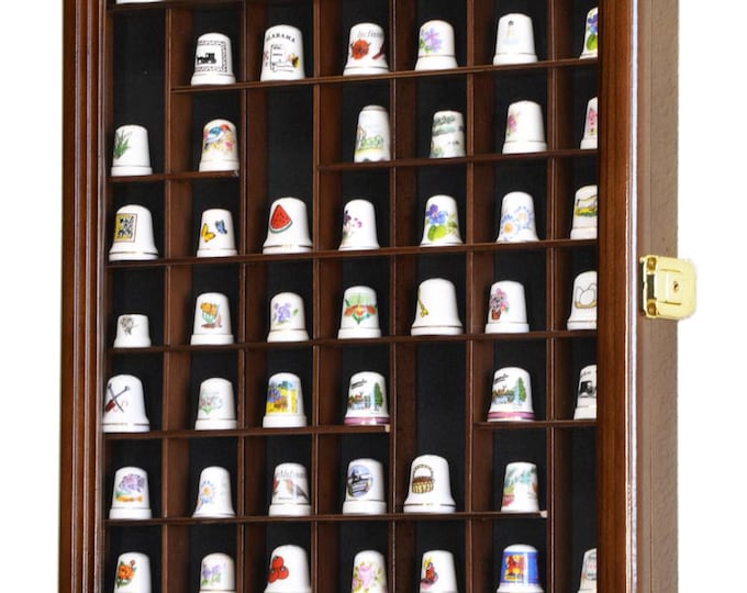 Vintage Thimble Collection With Hand Crafted Display Rack 15 Vintage ...