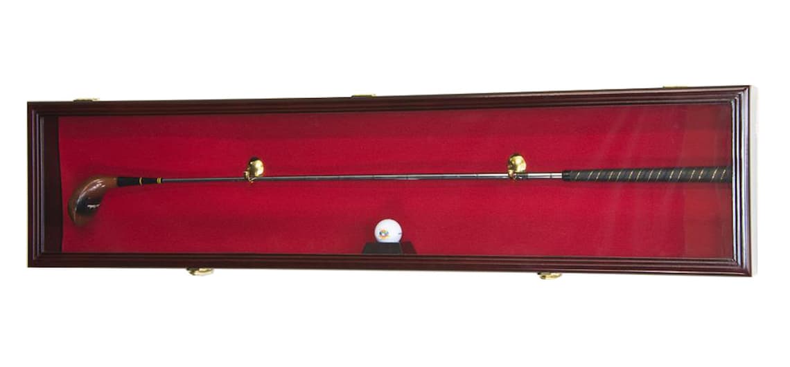 1-2 Golf Clubs Display Case Club 44 Wall Cabinet - Etsy Canada