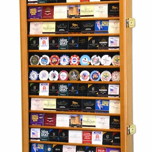 117 Matches Matchbook Display Case Wall Cabinet Holder W/ 98% UV ...