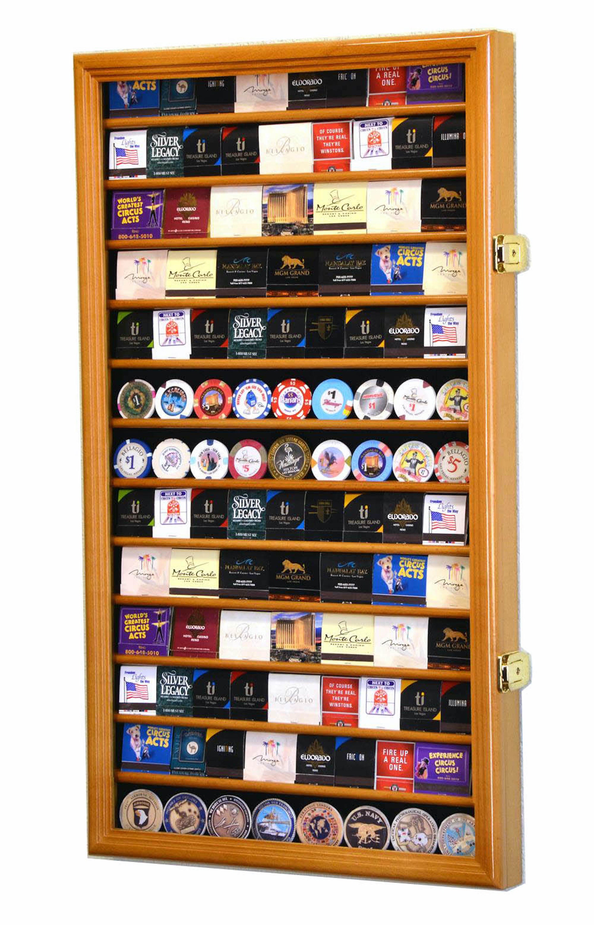 117 Matches Matchbook Display Case Wall Cabinet Holder W/ 98% - Etsy