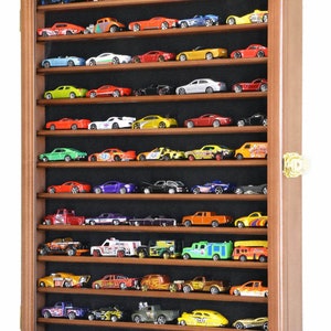 1/64 Diecast Display Case Cabinet Matchbox 1:64 Scale Model Car Wall ...