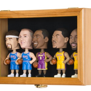 Small Bobble Head Figurine Display Case Cabinet Holder Rack W/98% UV ...