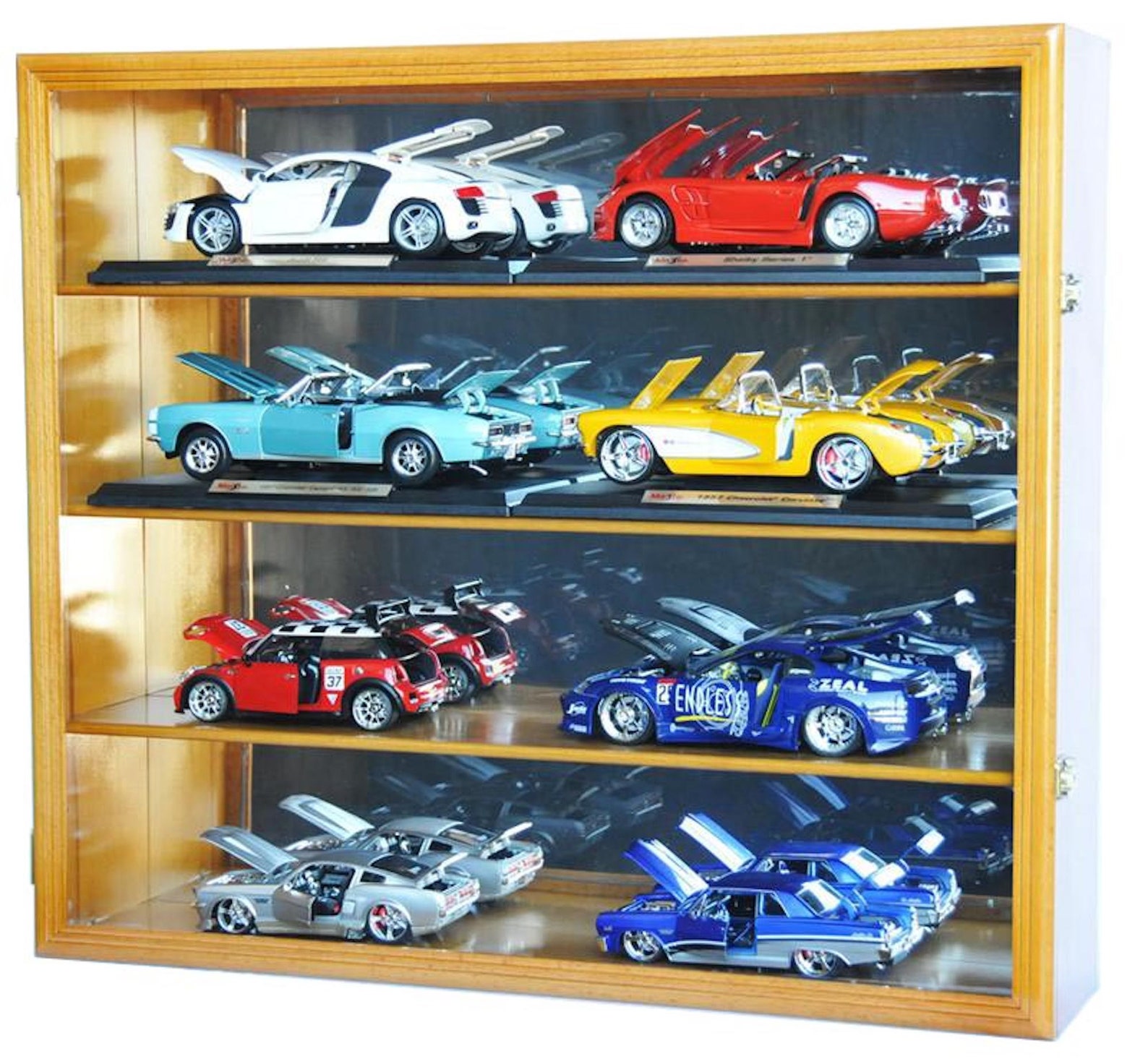 1/18 Scale Diecast Display Case Cabinet Holder Rack W/ UV | Etsy UK