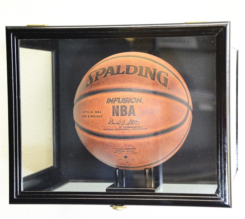 Basketball Display Case wall Mounting/free Standing W/ 98% - Etsy