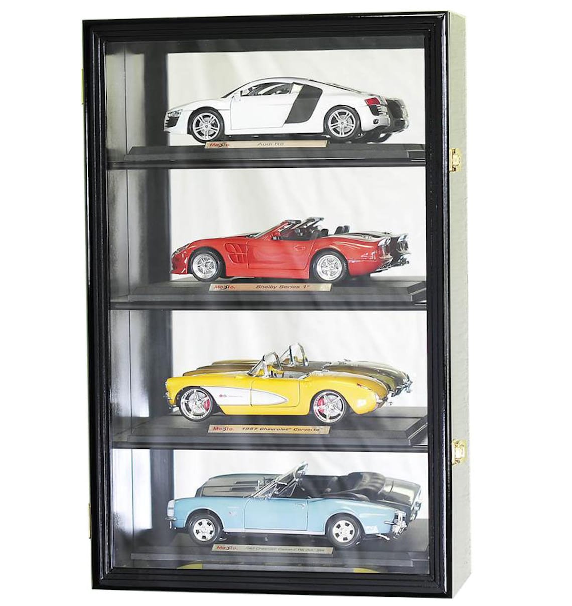 1/18 Scale Diecast Display Case Cabinet Holder Rack W/ UV Protection ...