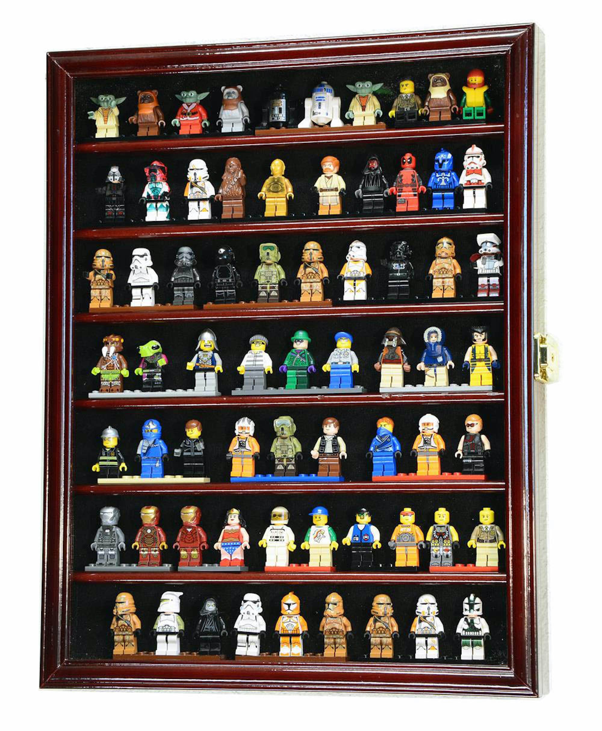 70 Minifigures Display Case Cabinet Miniatures Figurines Small - Etsy