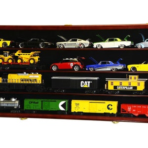 O Scale Train Display Case Cabinet Engine Locomotive Cab Tanker Model ...