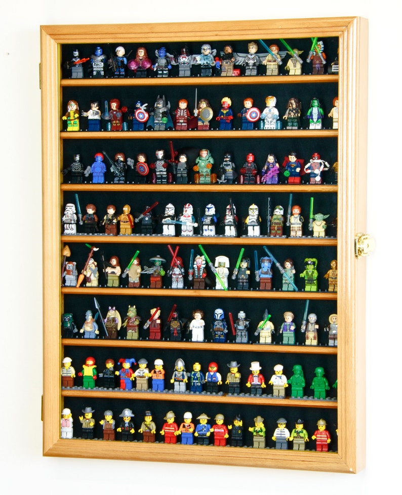 Large 110 Mini Figures Minifigures Display Case Cabinet Small | Etsy