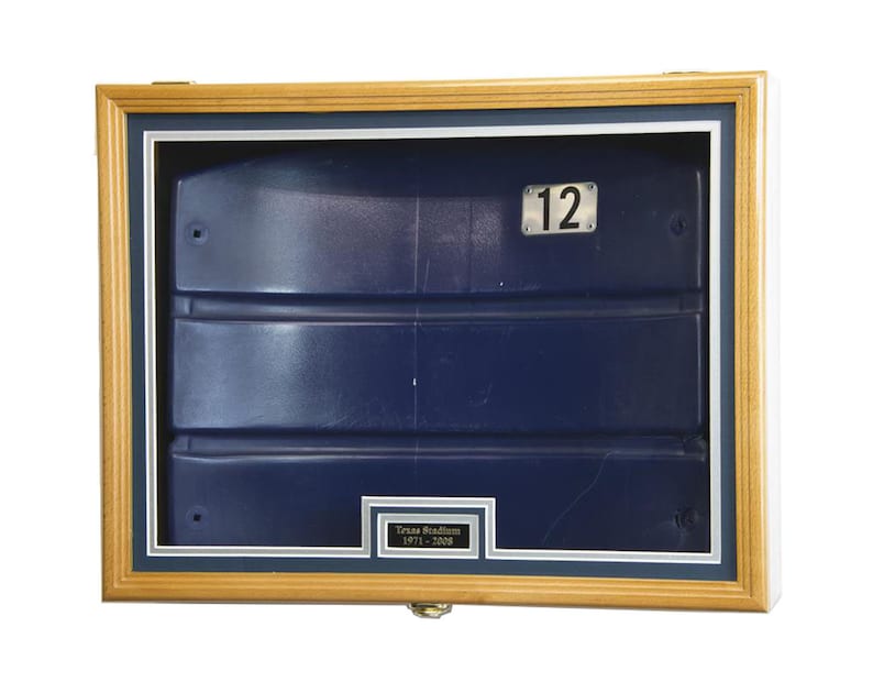 Stadium Seat Back Display Case Shadowbox - Custom Matting Option ...