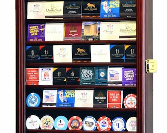 20 Matches Matchbook Display Case Wall Cabinet Holder W/ 98% - Etsy