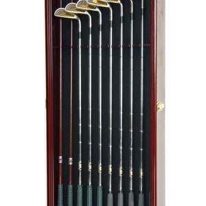 Large Golf Clubs Display Case Cabinet Rack Holder (driver, Iron, Putter ...